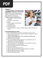 6 GOOD DISPENSING PRACTICE SOP | PDF | Medical Prescription | Pharmacy