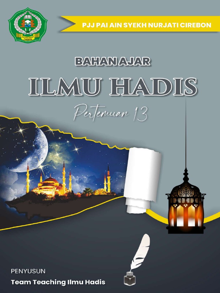 Bahan Ajar Pertemuan Ke - 13 Hadis Hasan | PDF