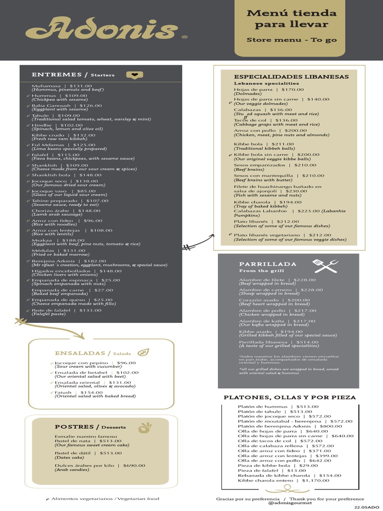 Adonis TIENDA DIGITAL 2021 | PDF | Food And Drink Preparation ...