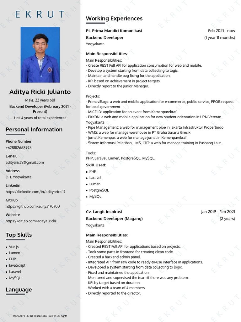 CV Update | Download Free PDF | Computing | Computer Programming