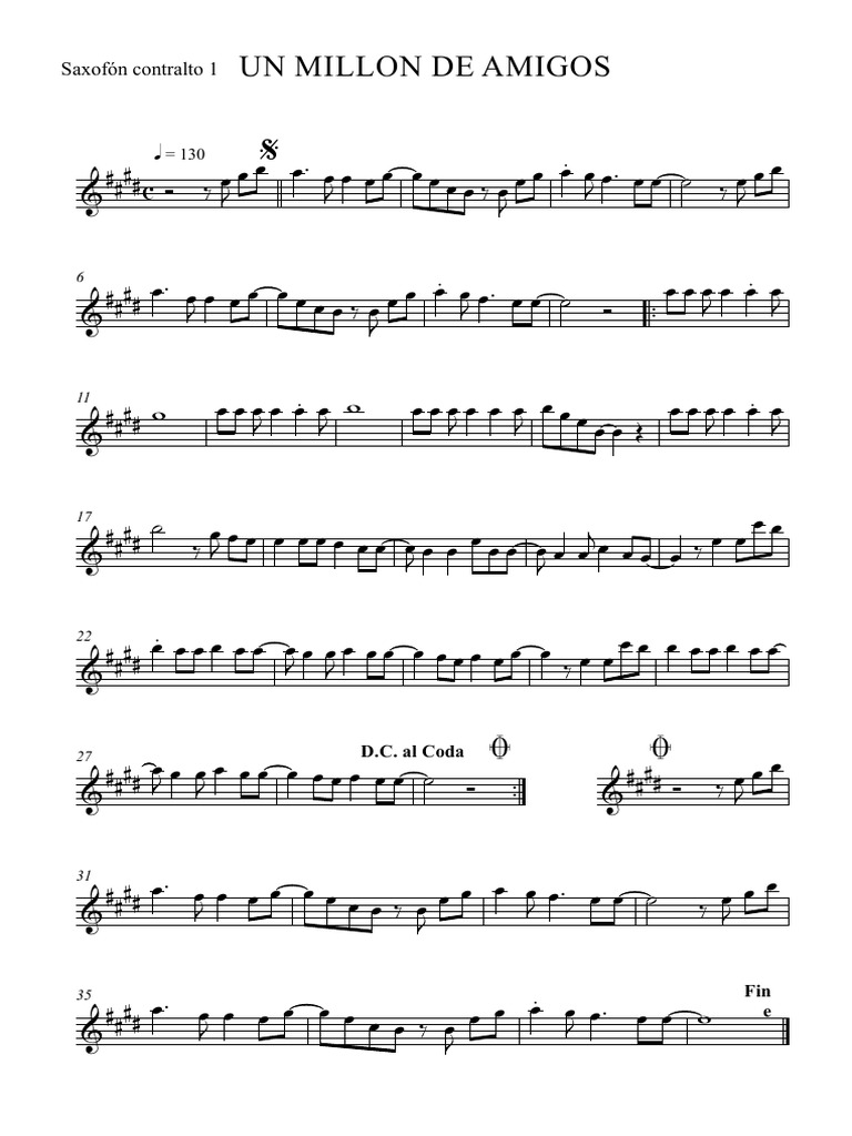 Un Millon de Amigos - Partes | PDF