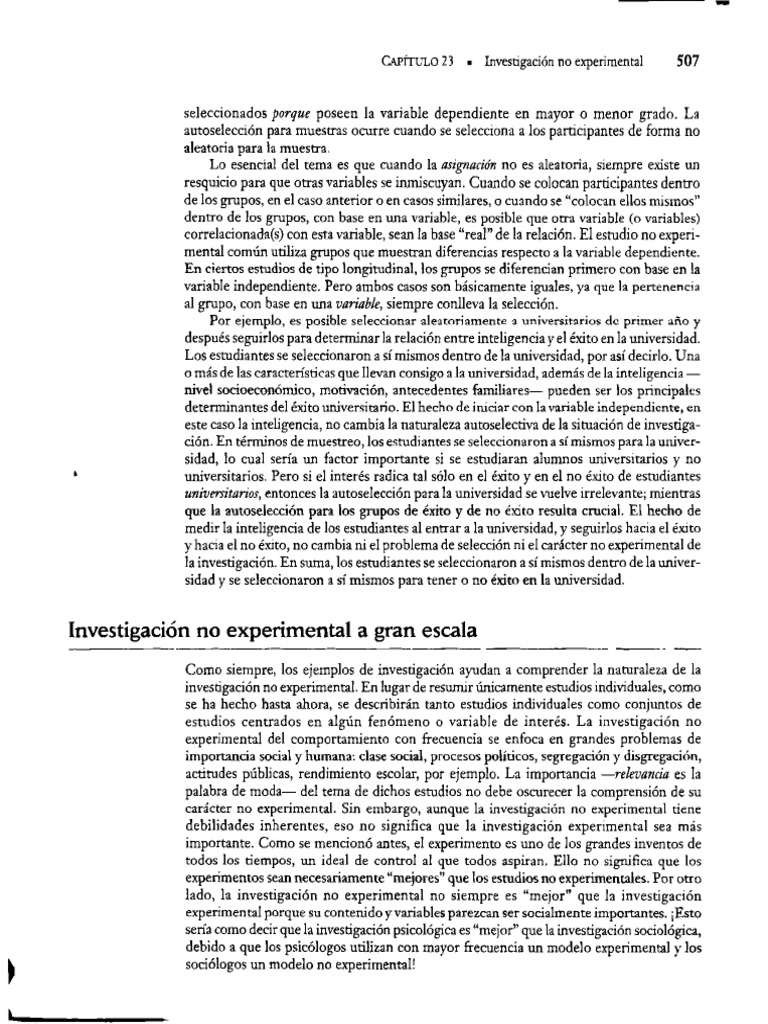 Kerlinger Investigacion | PDF
