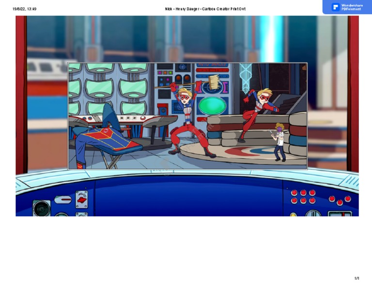 Nick - Henry Danger - Cartoon Creator Print Out-Copiar | PDF