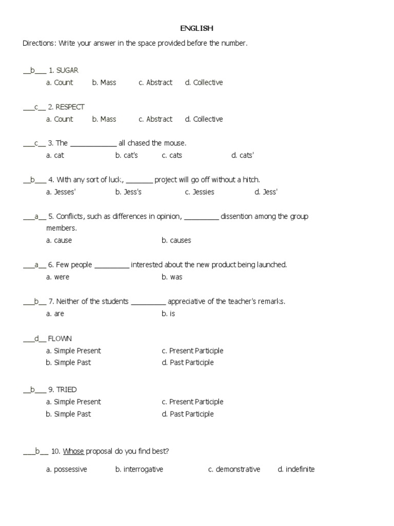 NAT_REVIEW ANSWER DAY 1 | PDF