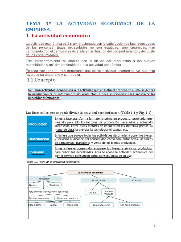 Actividad Económica en Empresas | PDF | Contabilidad | Sociedad de ...