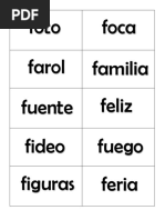 CUADERNILLO CON LA LETRA F Aprende Con Camilita | PDF