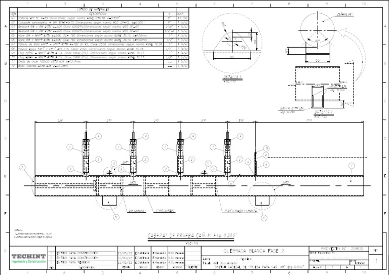 02.-SK Cabezal 8in - ESP. 0.500 - X65 - Rev - 1 | PDF