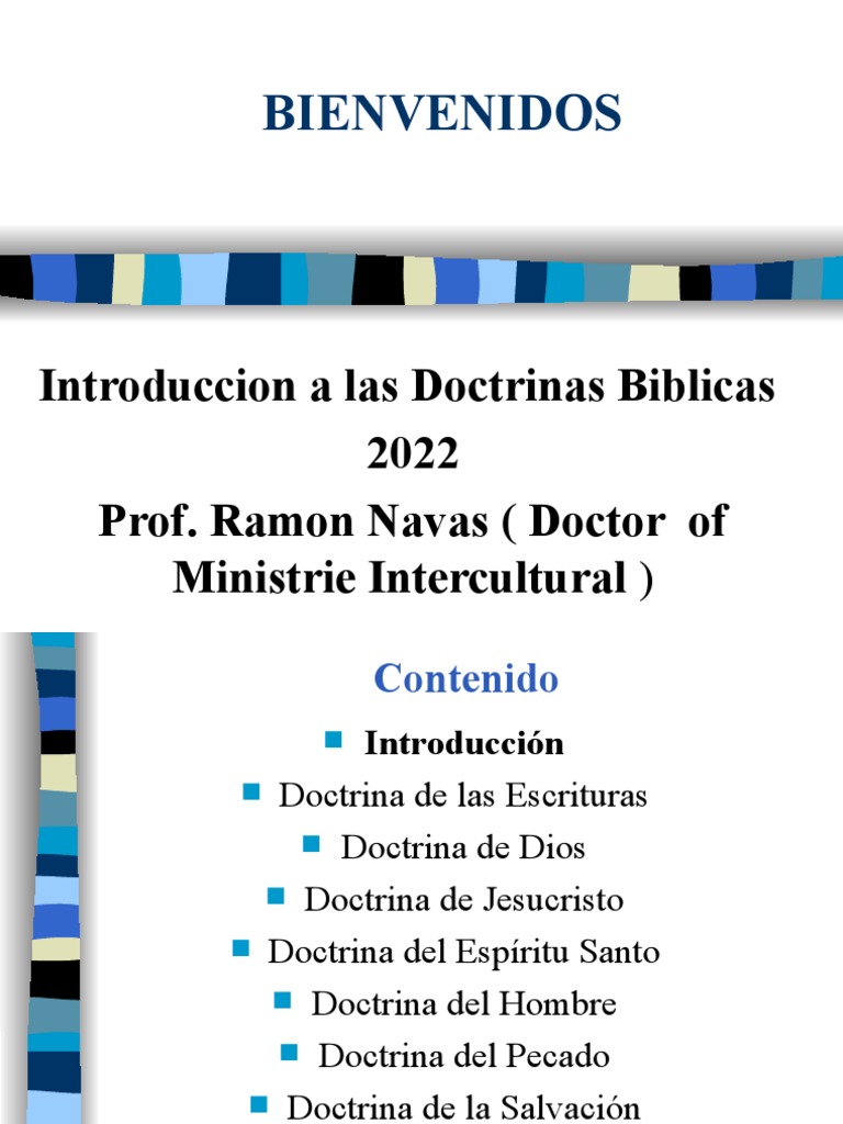 Introduccion A Las Doctrinas Biblicas Prof. Ramon Navas | PDF ...