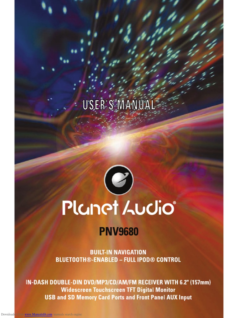 Manual Autoestéreo Planet Audio Mod PNV9680 | PDF | Design ...