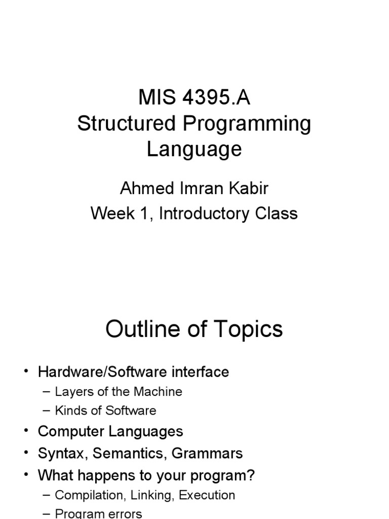 Lecture 1 2 Pdf Programming Computer Program