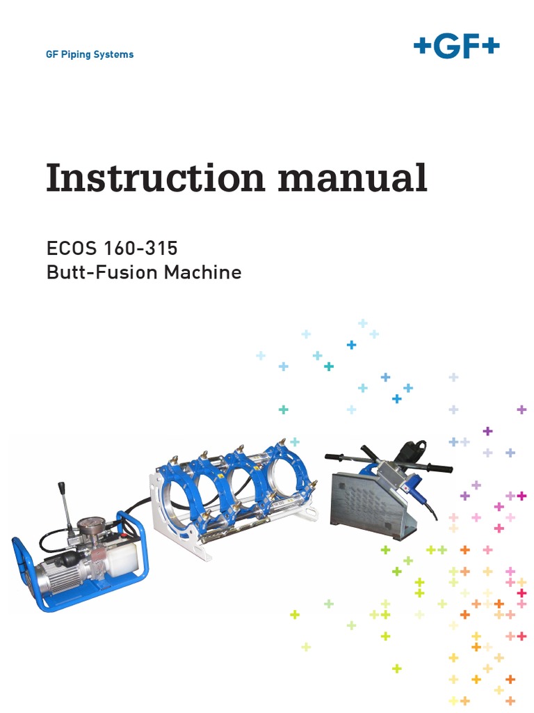 Gfps Instruction Manual Ecos 160 250 315 Eng de Ita Por | PDF | Pipe (Fluid Conveyance) | Welding