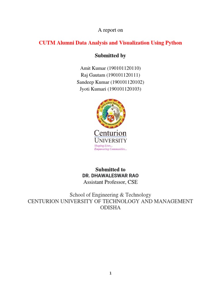 DVAP - Final Project Report | PDF | Python (Programming Language) | Computer Programming