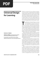 Universal Design for Learning | PDF | Learning | Teaching