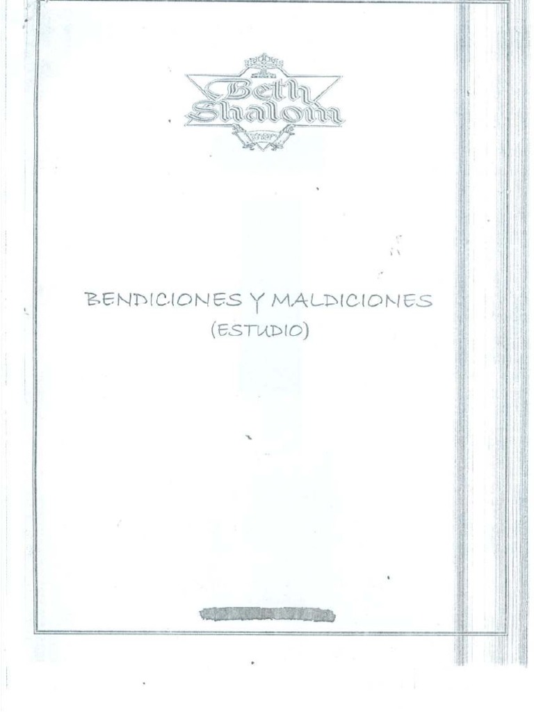 Bendiciones y Maldiciones | PDF