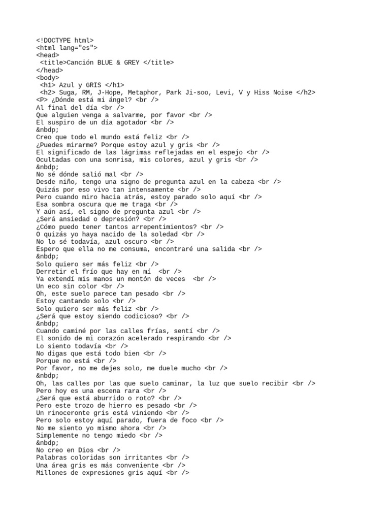 Codigo de La Canción | PDF