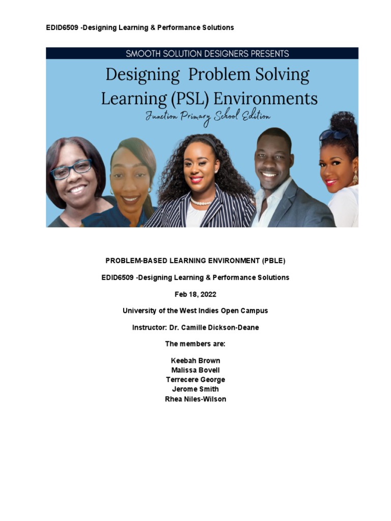 Edid6509 Stint 1pble Writeup | PDF | Learning | Experience