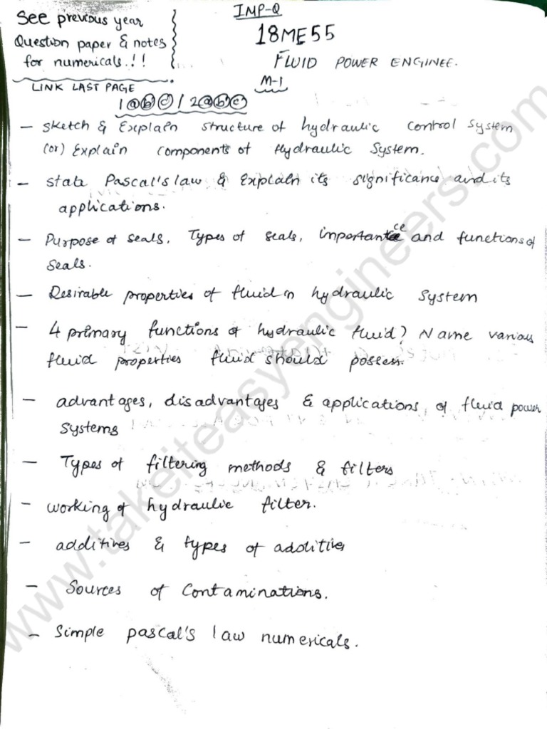 Important Questions 18ME55 FPE (1)PDF | PDF