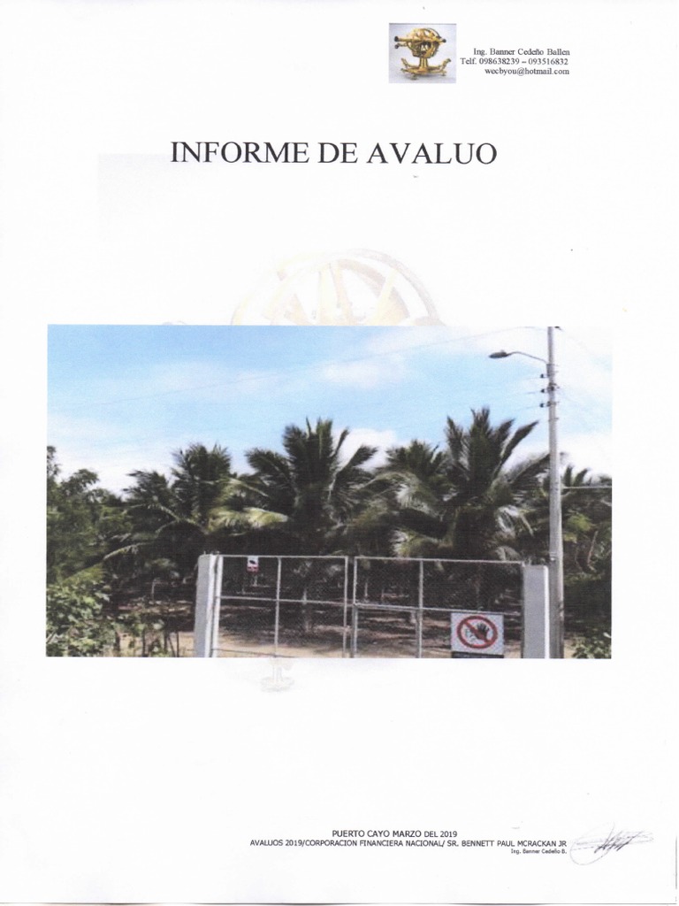 Informe de Avaluo Pt1 | PDF | Agua | Agricultura