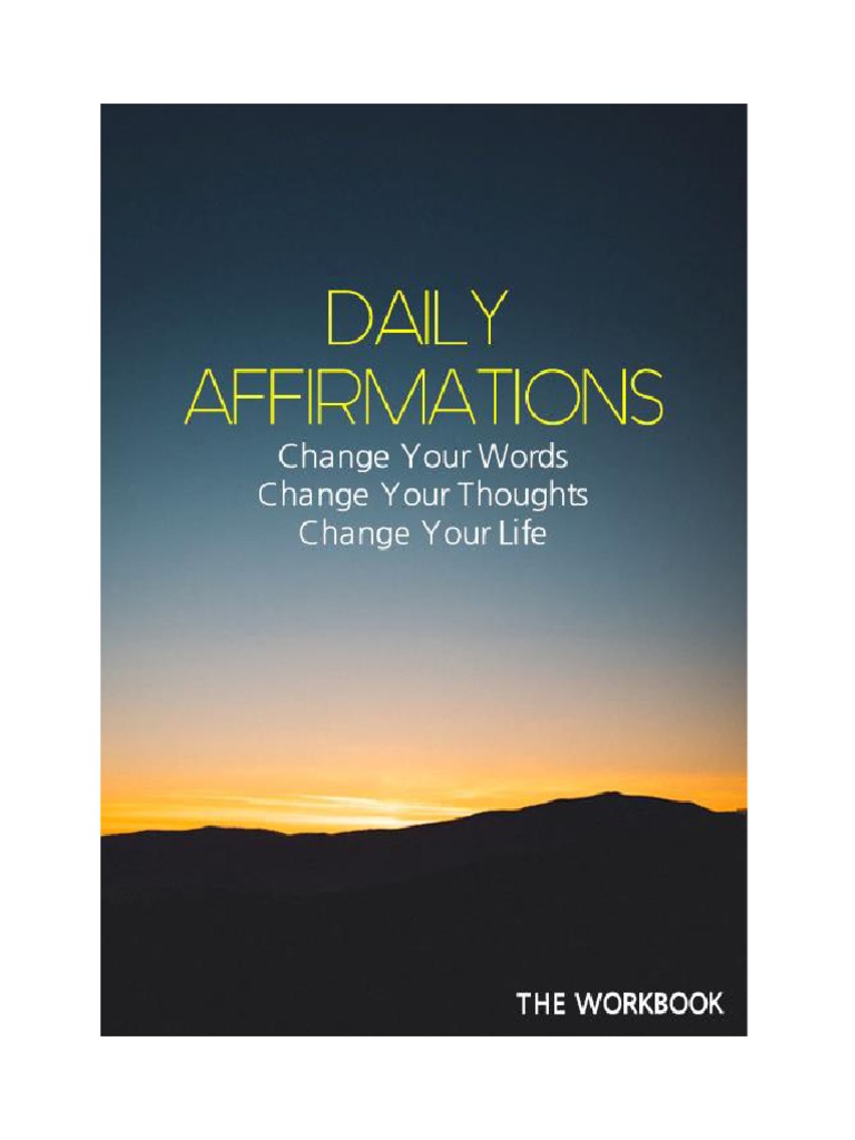 Affirmation Work Book | PDF | Affirmations (New Age)