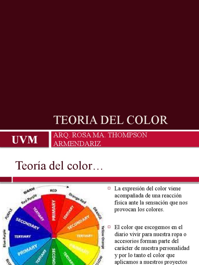 Teoria Del Color | Descargar gratis PDF | Color | Amarillo