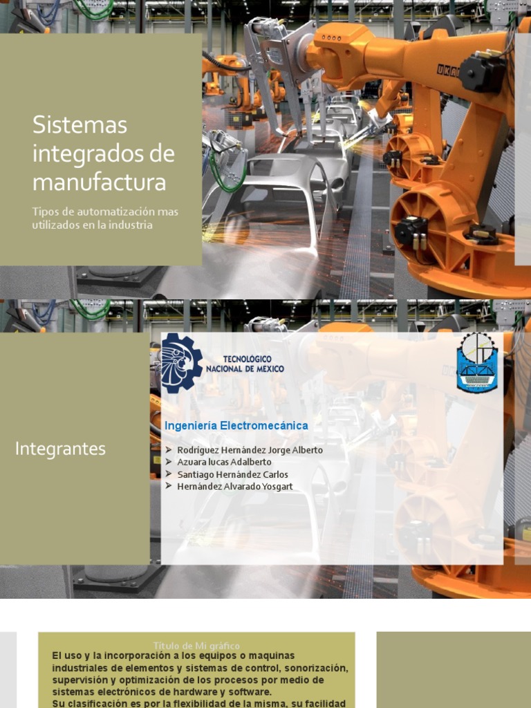 Sistemas Integrados de Manufactura | PDF | Automatización | Ingeniería ...