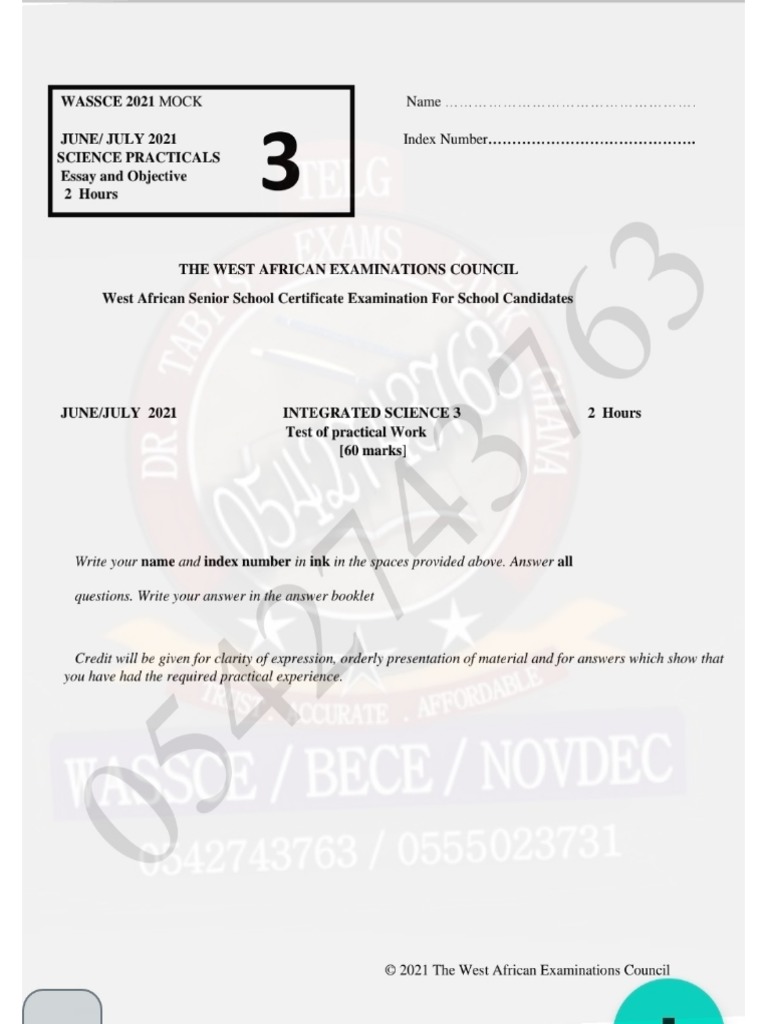 Science Practicals Mock | PDF