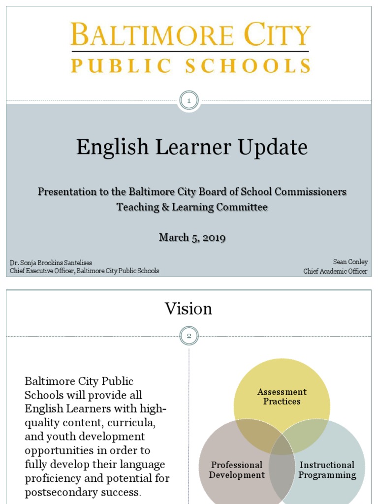 English Learner Update 2019 | PDF | English As A Second Or Foreign ...
