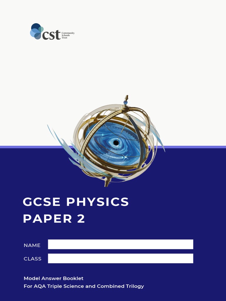 GCSE Physics Paper 2 Model Answer Booklet | PDF | Buoyancy | Force