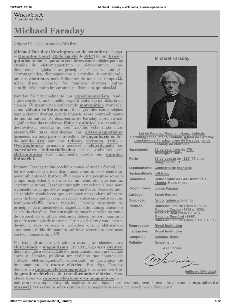 Faraday | PDF