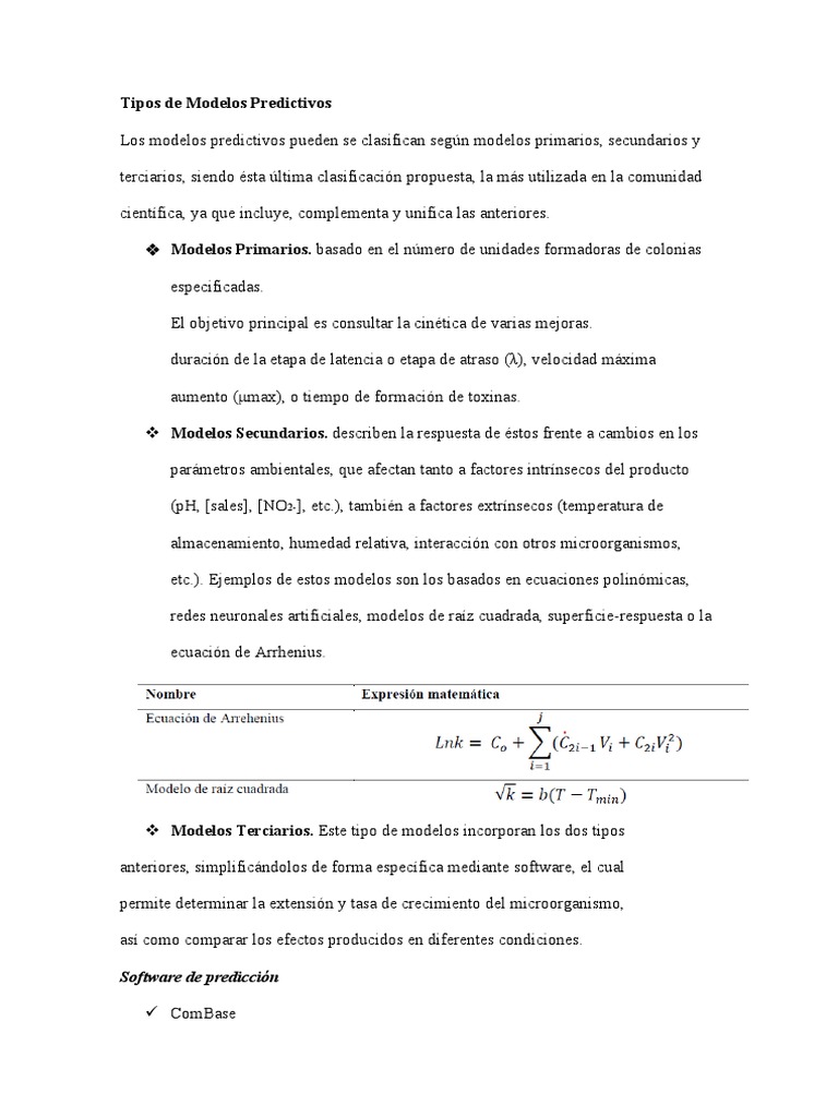 Modelos Predictivos en Toxicología Alimentaria | PDF | Análisis de ...