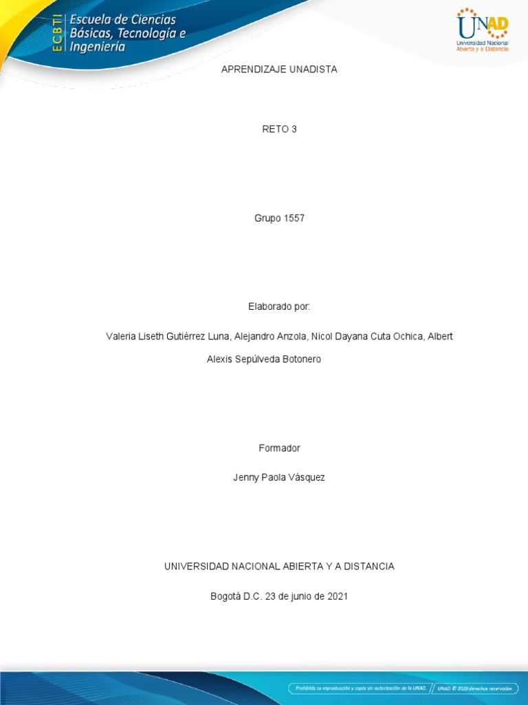 1557 - Reto3 | PDF | Aprendizaje | Conocimiento