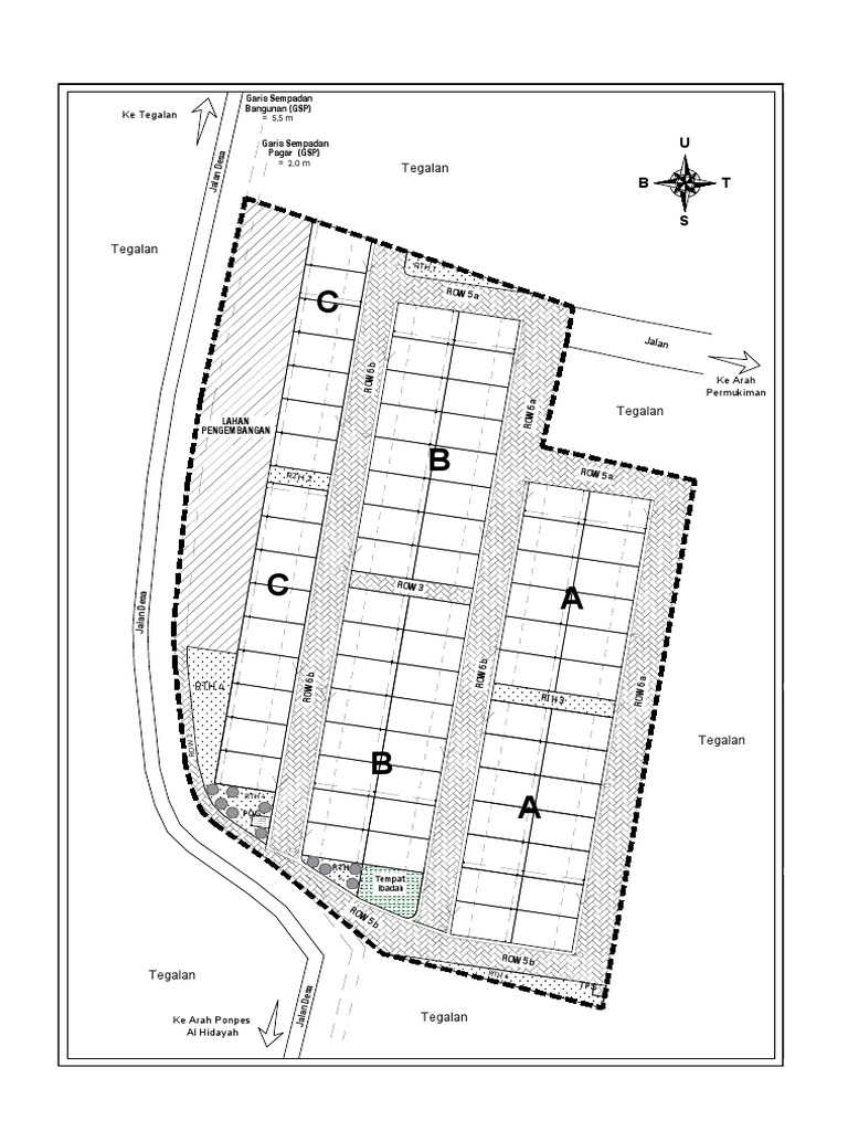 Contoh Denah Perumahan | PDF