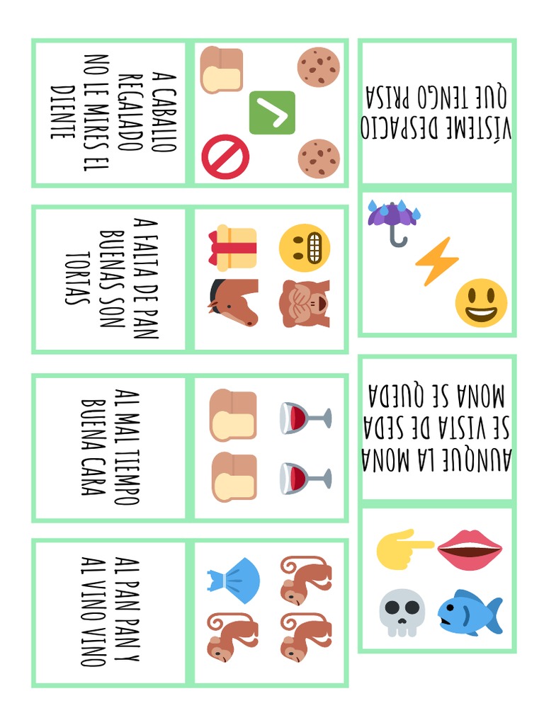 EL DOMINO DE LOS REFRANES ML | PDF