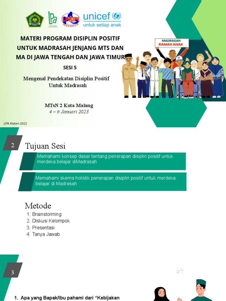 Mengenal Pendekatan Displin Positif Untuk Madrasah | PDF