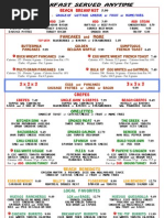 Zack Chug Cookbook January Update | PDF | Pancake | Pasta