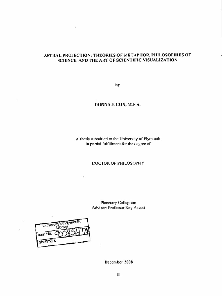 Astral Projection: Theories of Metaphor, Philosophies of Science, and ...
