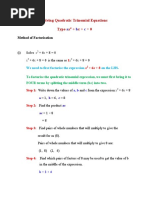 Module 1 - Rational Alg Expression 2 | PDF | Factorization | Polynomial