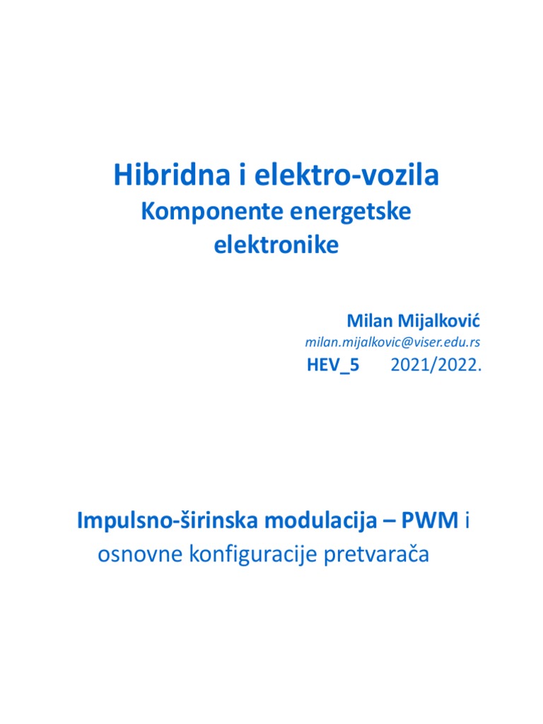 Hev PWM | PDF