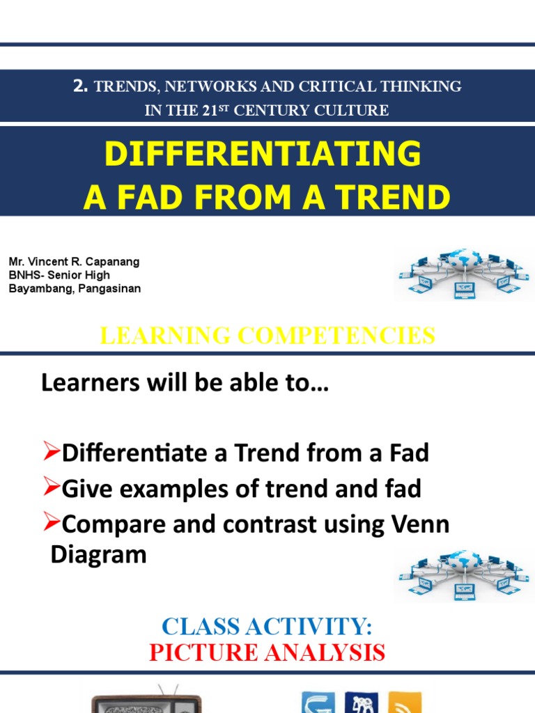 Trends Topic 3 Fad Vs Trend | PDF