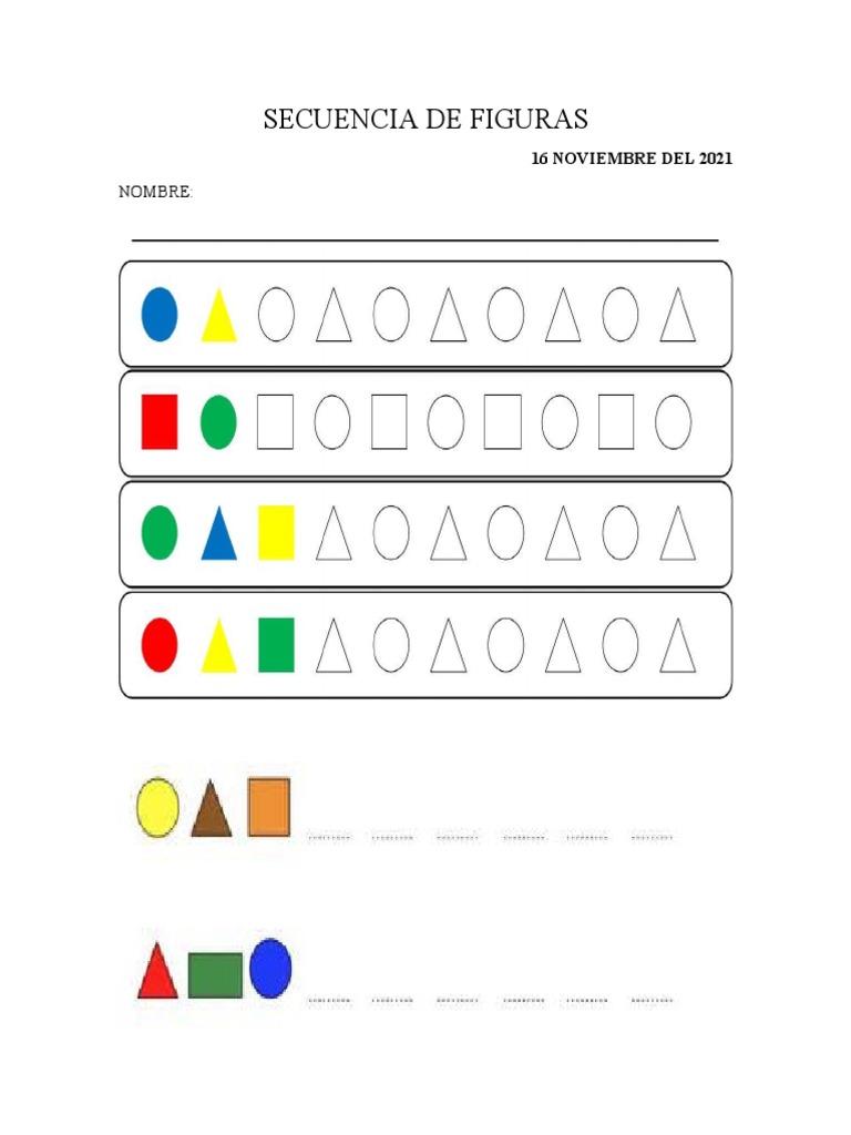 Secuencia de Figuras | PDF