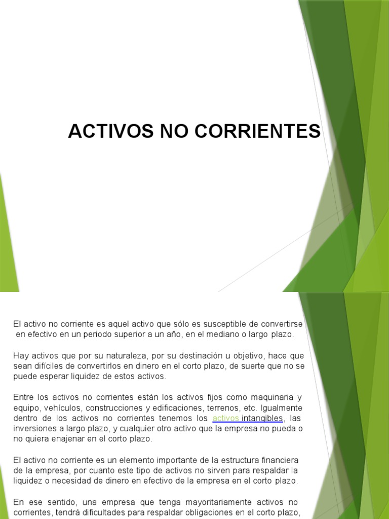 Activos No Corrientes - Propiedad Planta y Equipo | PDF | Depreciación ...
