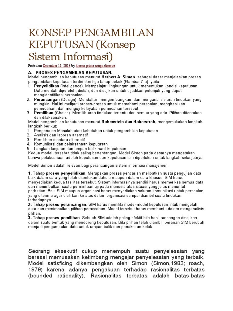 Teknik Pengambilan Keputusan Kelompok | PDF