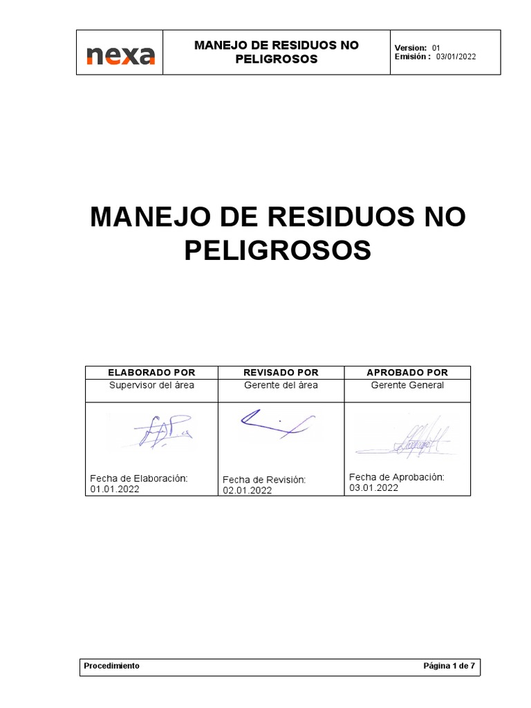 Manejo de Residuos No Peligrosos | PDF | Residuos | Compost