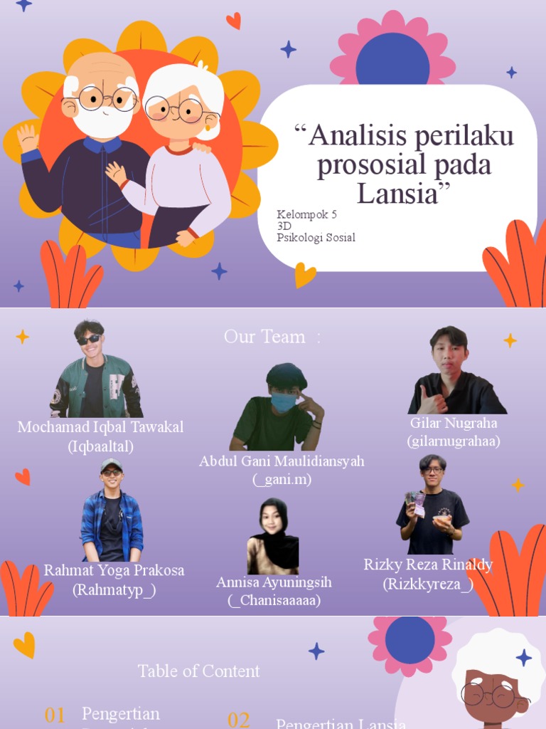 Analisis Perilaku Prososial Lansia | PDF | Sains & Matematika | Gaya Hidup