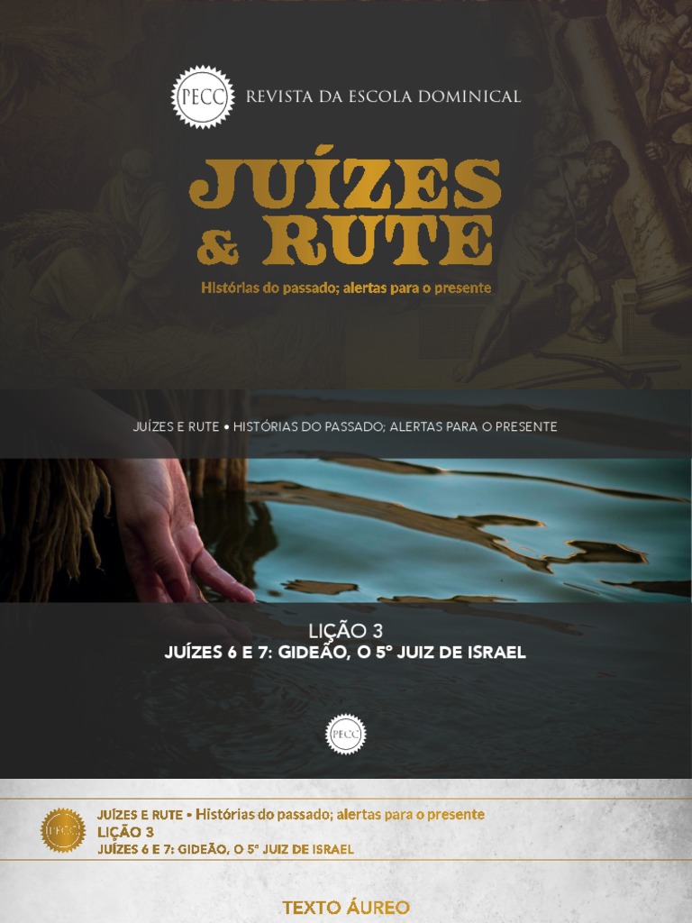L3 Juízes e Rute Slides para Auxílio Revista Juízes e Rute | PDF | Livro dos Juízes | Conteúdo ...
