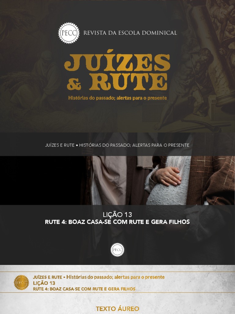 L13 Juízes e Rute Slides para Auxílio Revista Juízes e Rute | PDF ...