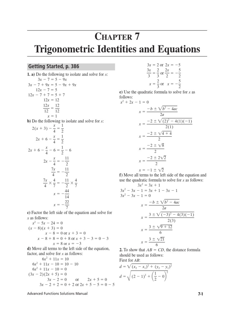 Afsm 07 | PDF | Trigonometric Functions | Elementary Mathematics