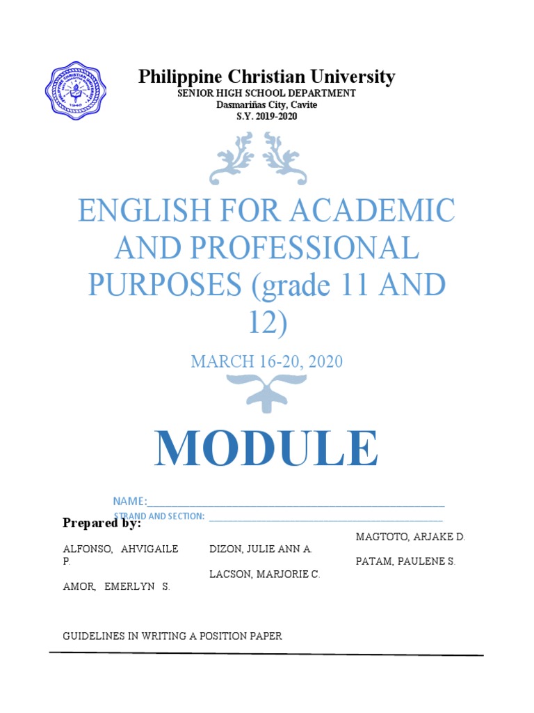 MODULE 4th Quarter WEEK 2 | PDF | Fallacy | Inductive Reasoning