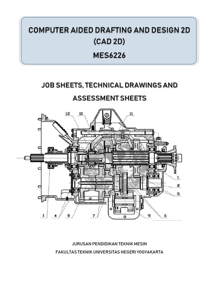 Job Sheet Cad 2d Inventor | PDF | Komputer