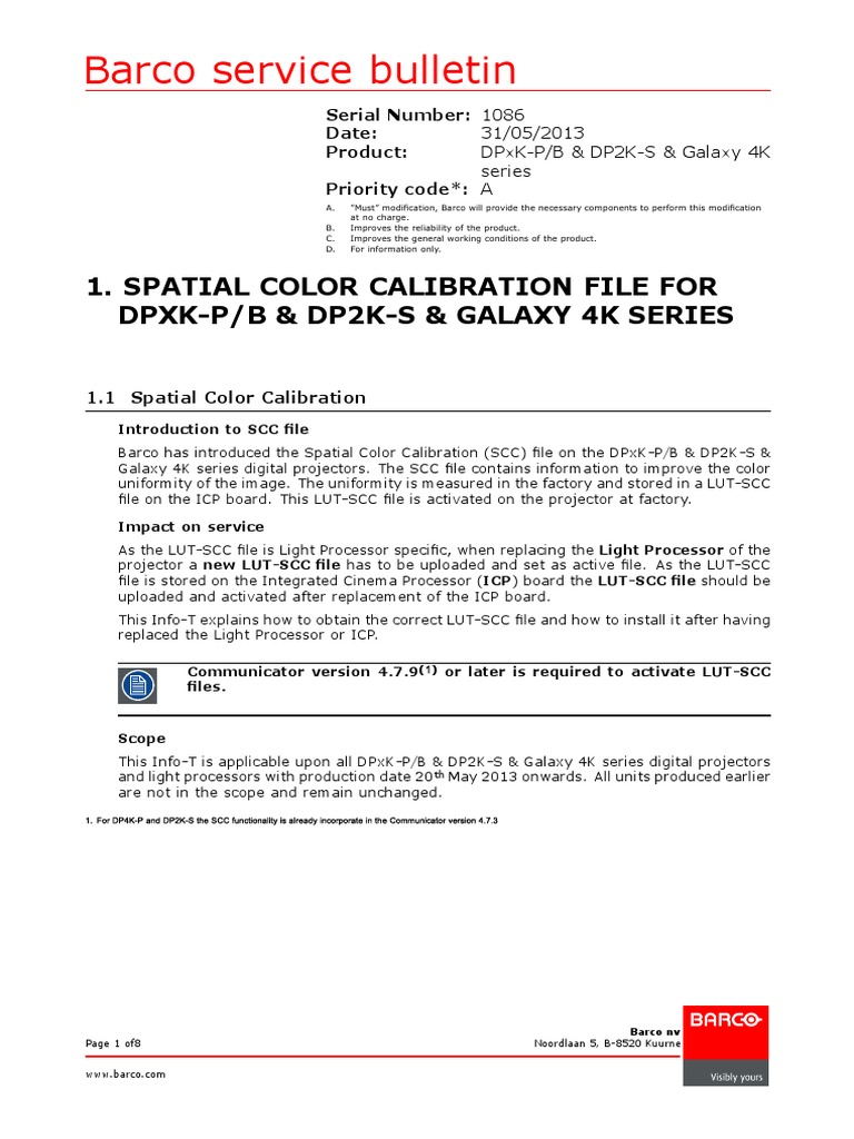 Providing Accurate Color Calibration for Digital Cinema Projectors: A ...